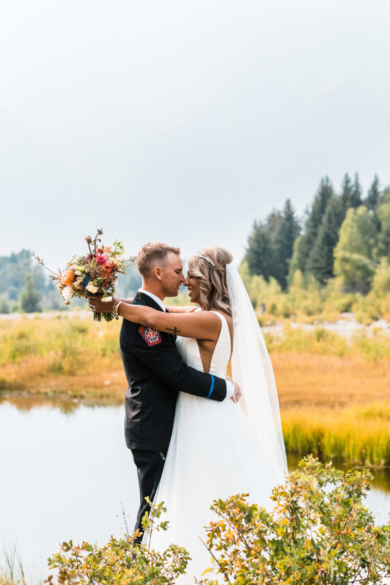 Small Summer Wedding at Grand Teton National Park | Amy Galbraith
